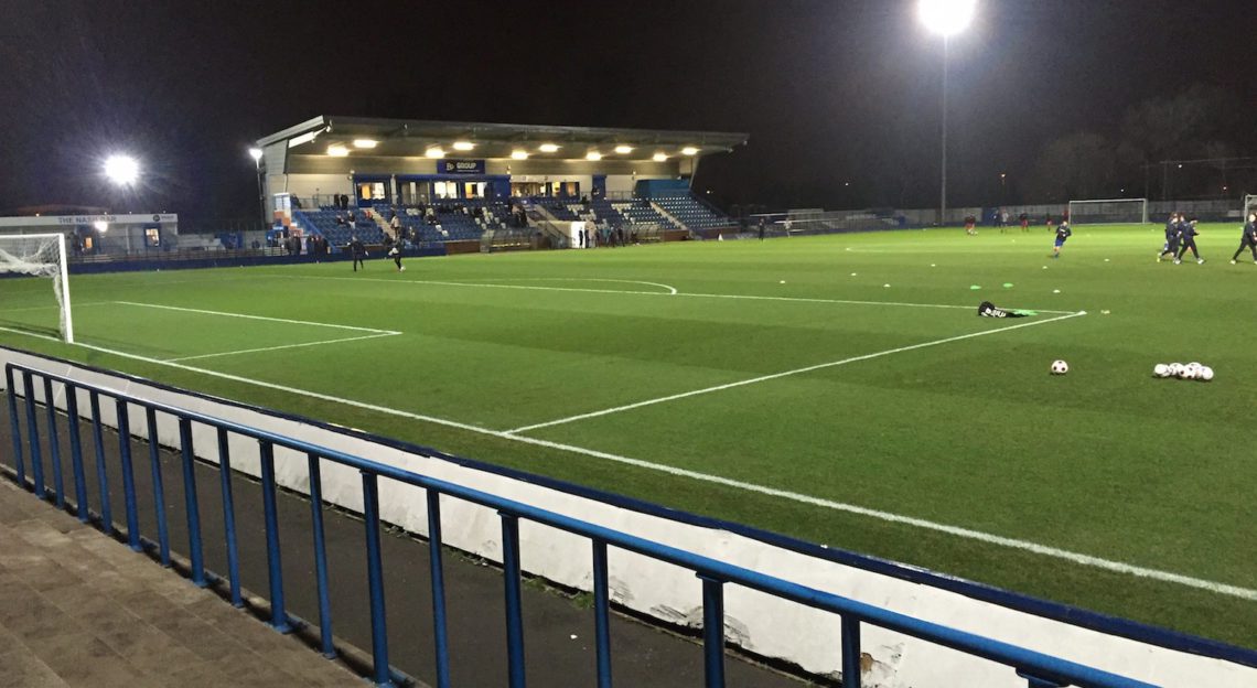 Tameside Stadium, the home of Curzon Ashton